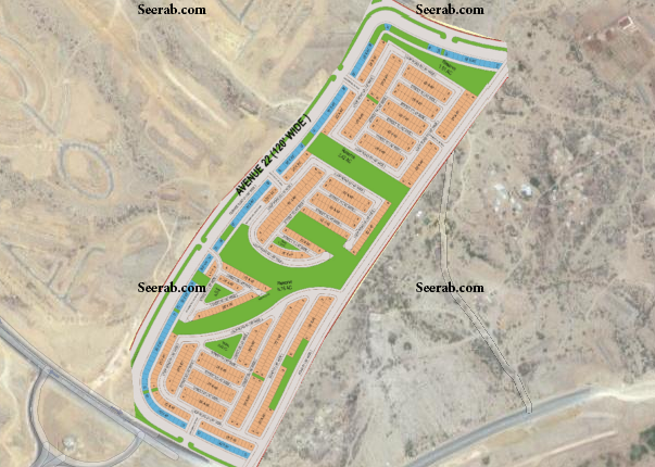 Bahria Town Karachi Precinct 12 Map - Bahria Town Karachi - Seerab