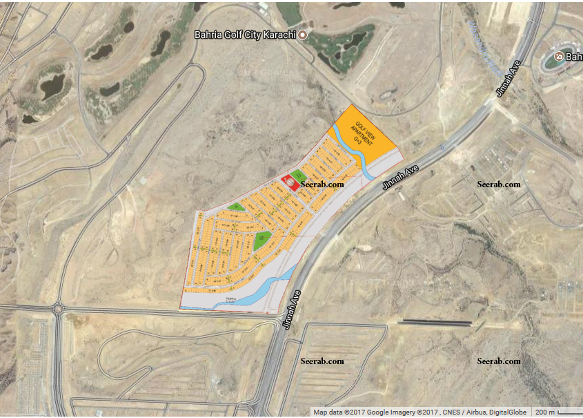 Bahria Town Karachi Precinct 12 Map - Bahria Town Karachi - Seerab