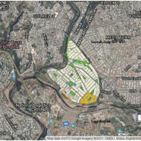 Housing Society Map Rawalpindi - Seerab Maps
