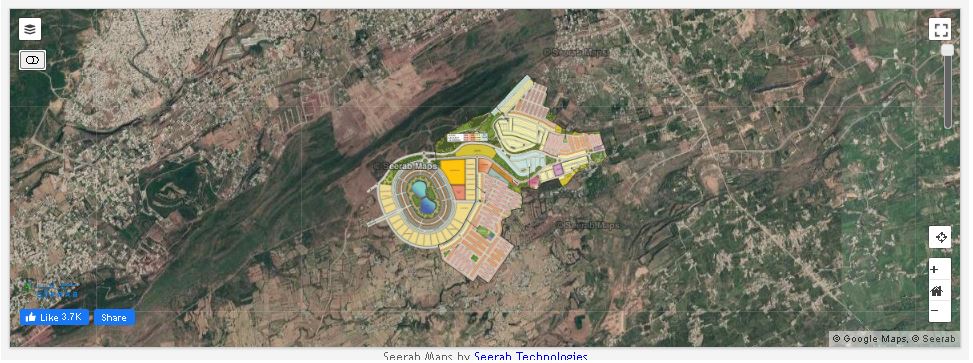 Park View City Islamabad Map