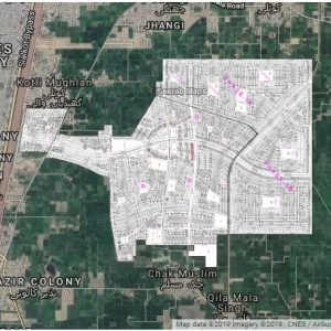 Royal Palm City Gujranwala Map • Seerab