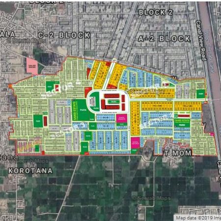 Royal Palm City Gujranwala Map • Seerab