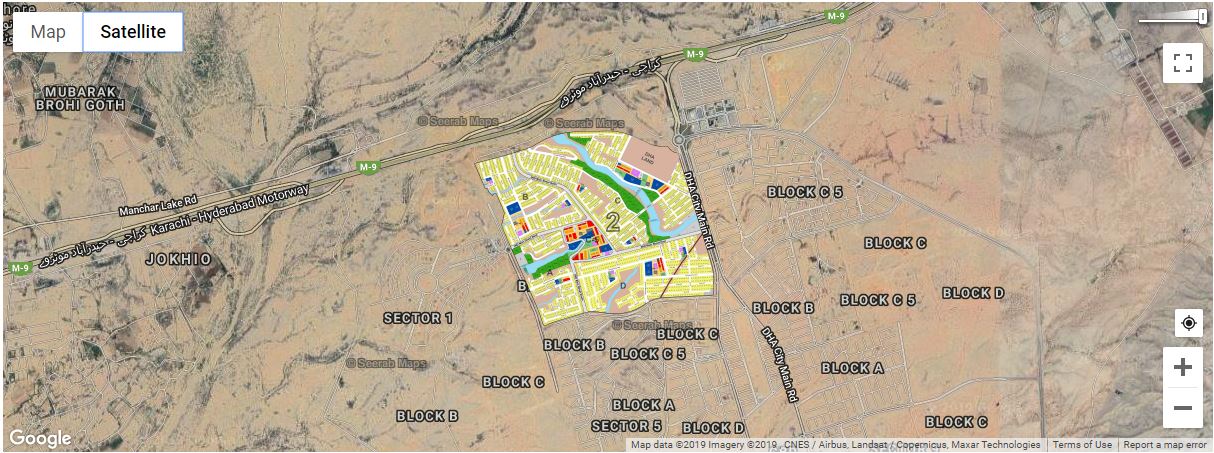 Dha City Karachi Sector 2 Map • Seerab