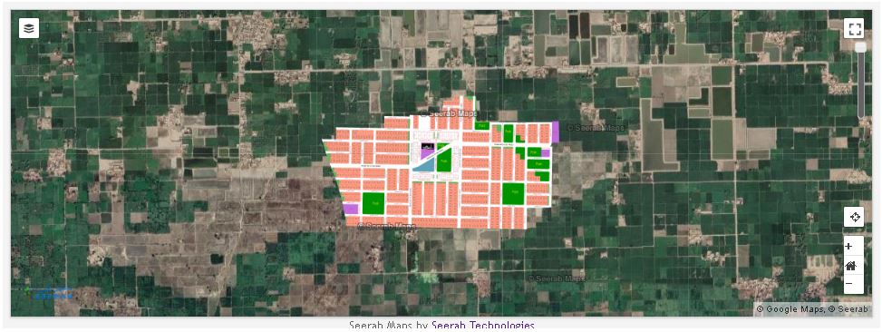 Dha Multan Sector W2 Map • Seerab