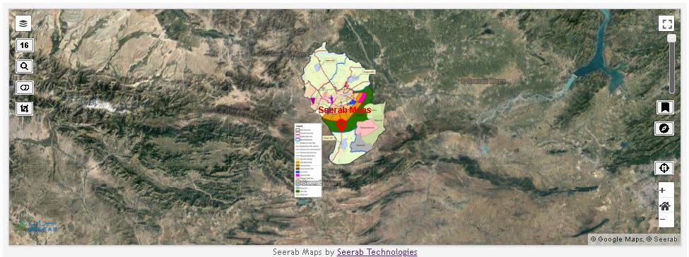 Peshawar Master Plan Map • Seerab